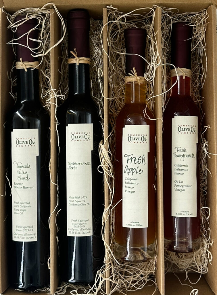 Olive Oil & Vinegar Gift Set | Temecula Olive Oil Company Olive Oil & Vinegar Gift Set | Temecula Olive Oil Company