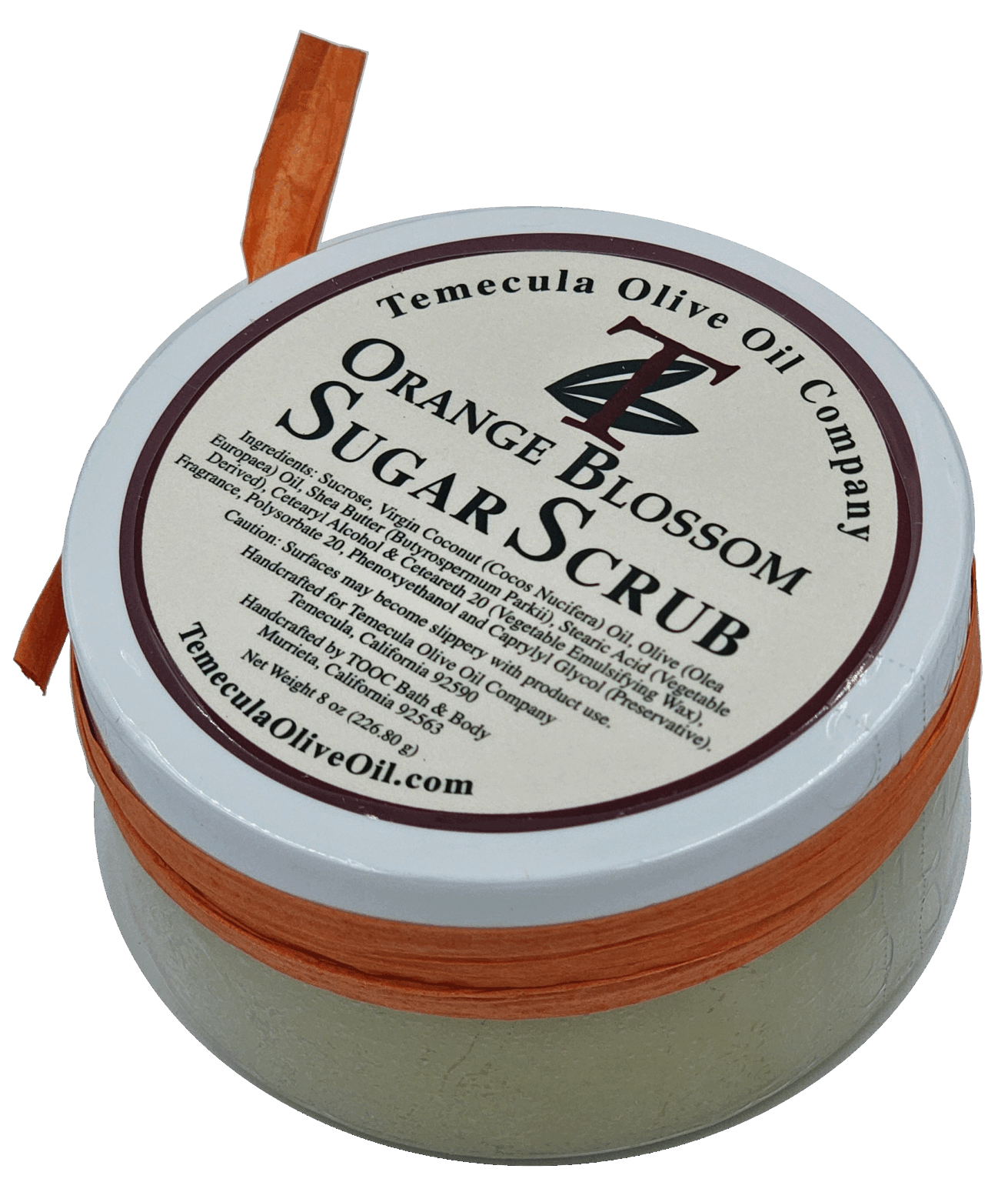 Sugar Scrub - Orange Blossom | Temecula Olive Oil Company