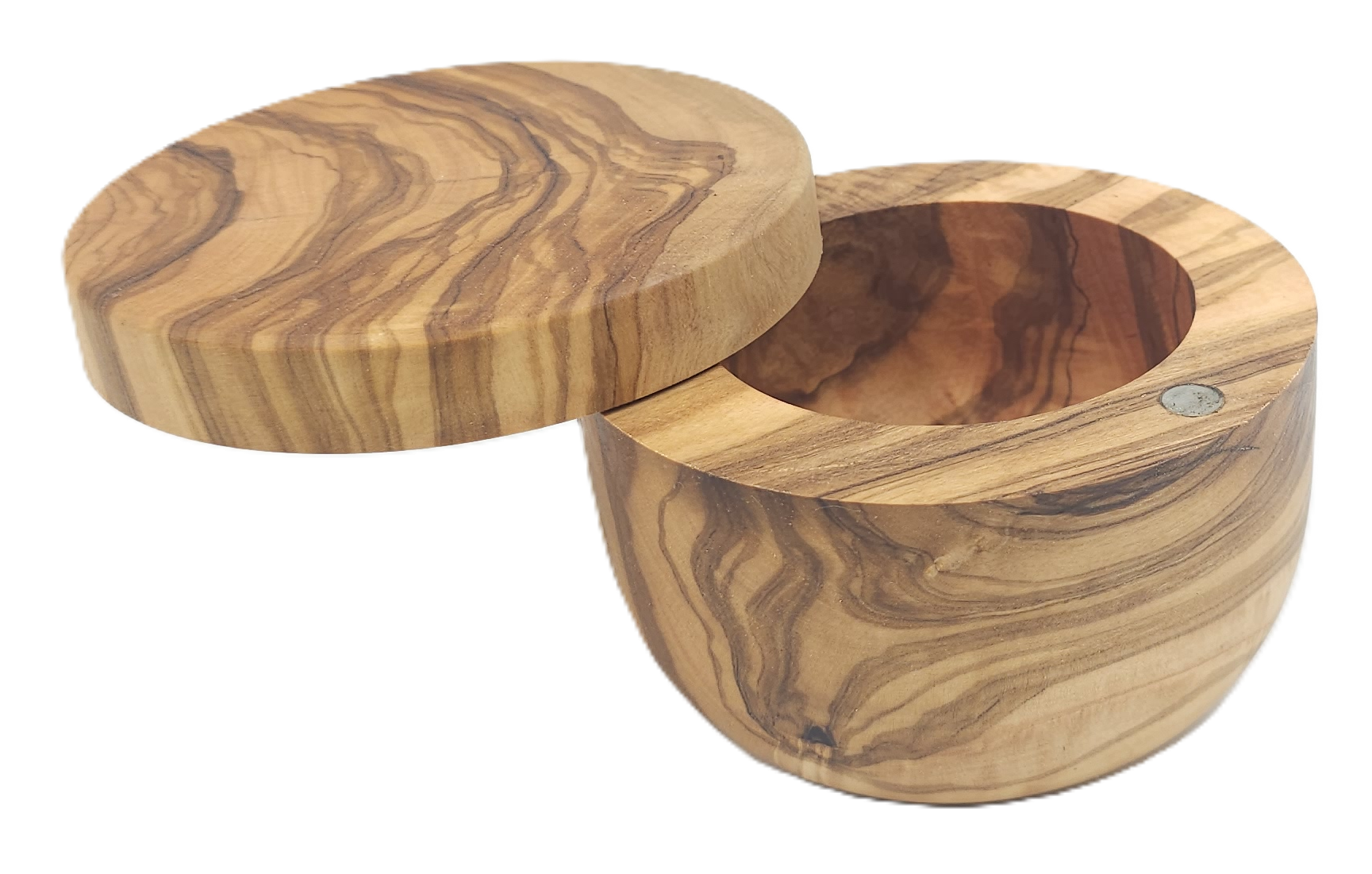 Olive Wood Smooth Spice Jar with Magnetic Top | TOOC