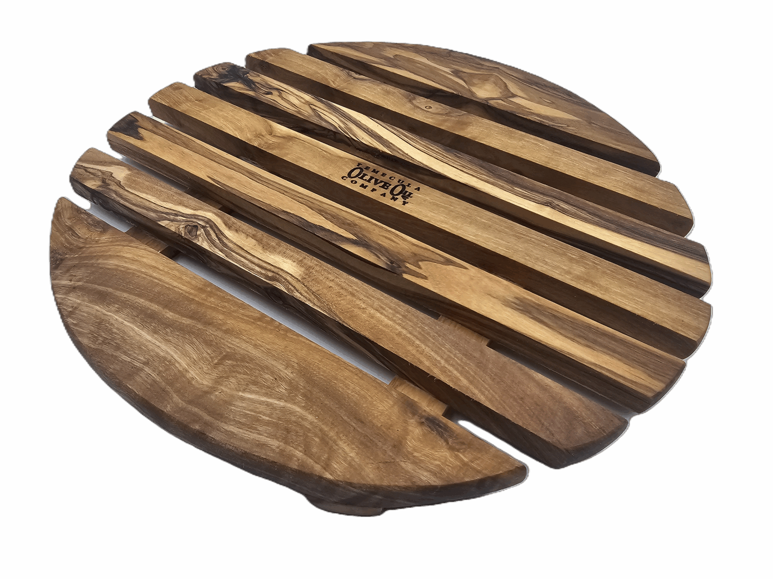 Olive Wood Round Trivet | Temecula Olive Oil Company